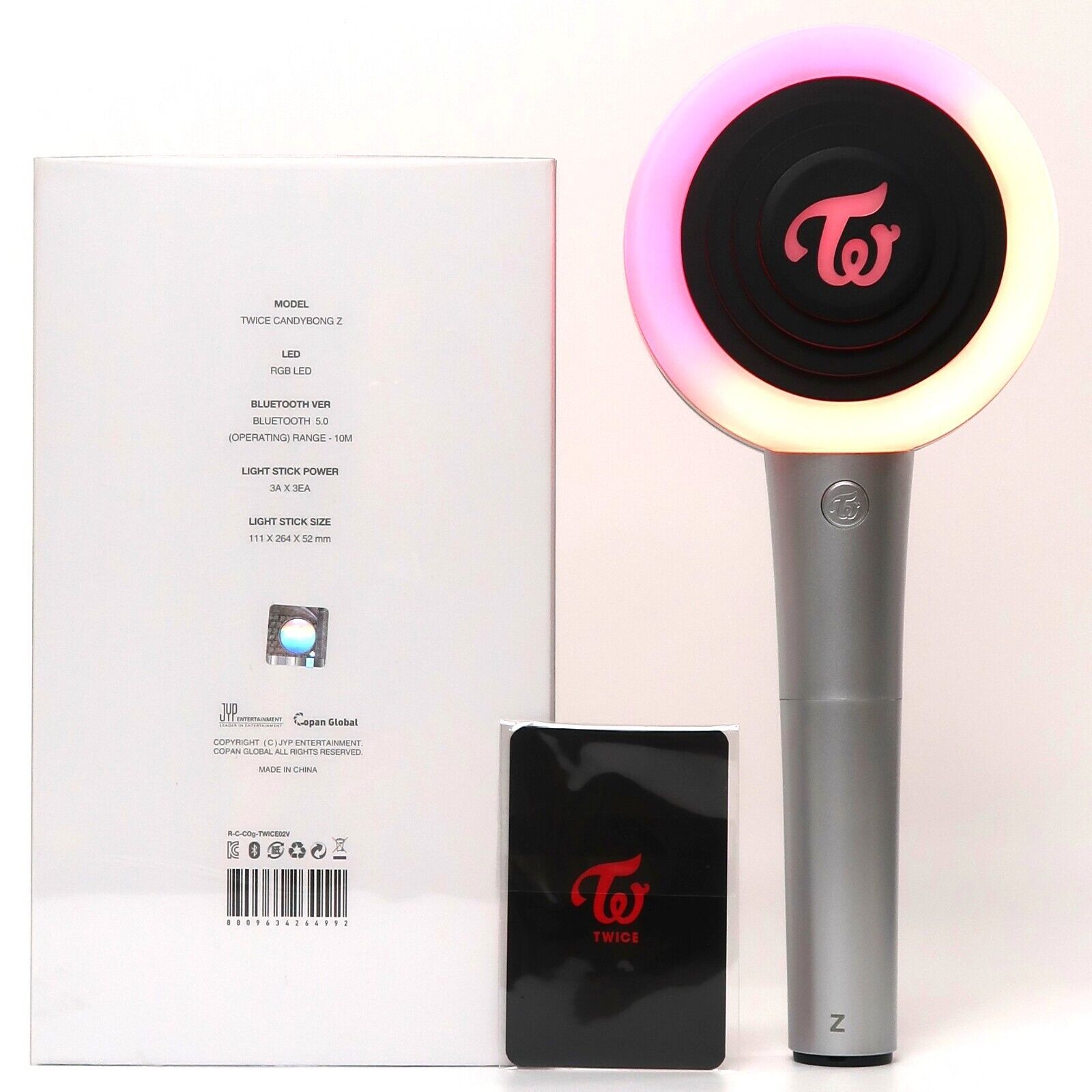Twice Candybong Z Official Light Stick Candy Bong Tzuyu Photocard ...