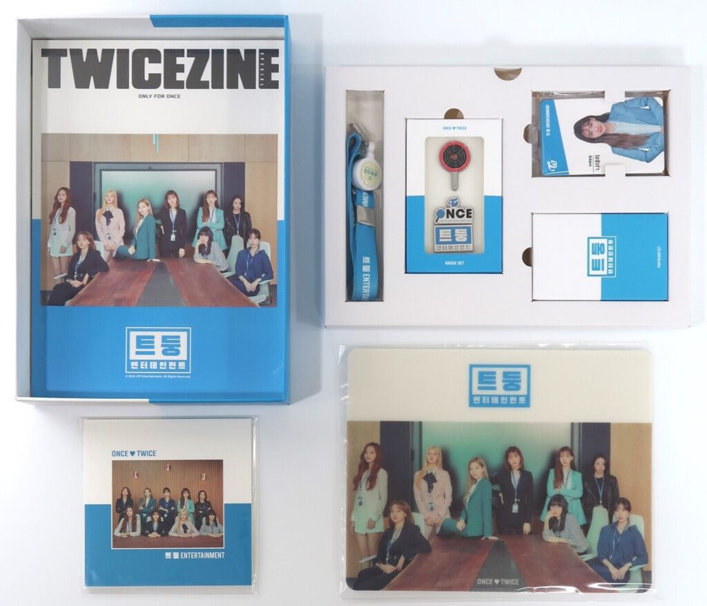 Twice Once Official Fanclub 3rd Generation Goods Set Kit Box - Korea Disco