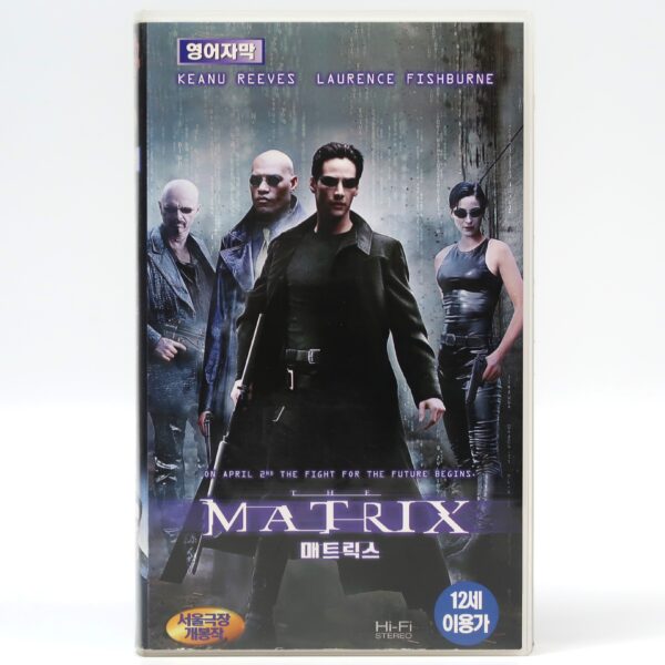 The Matrix (1999) English Subtitles Korean VHS Video Tape [NTSC] Korea ...