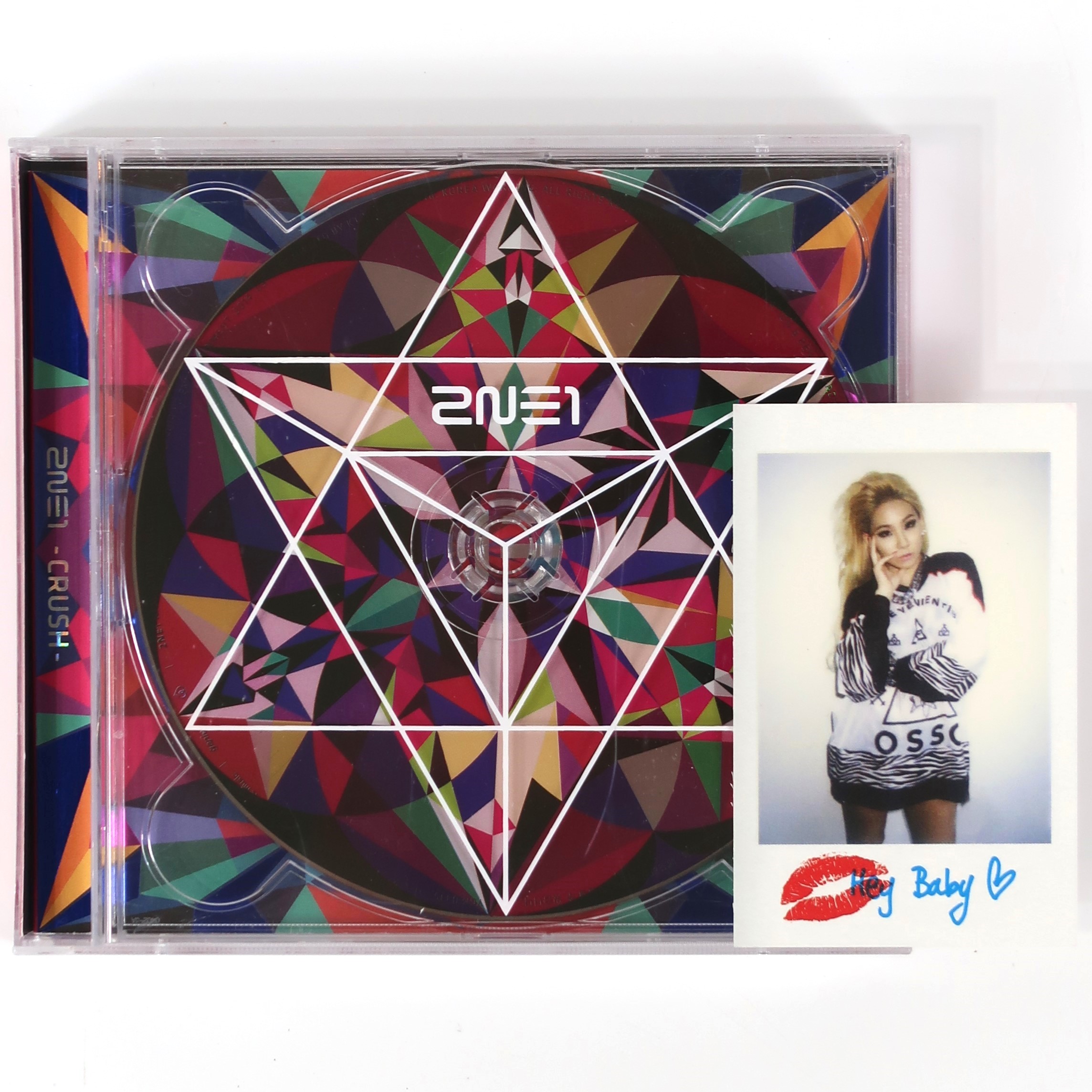 2NE1 - Crush CD Album + CL Photocard 2014 - Korea Disco