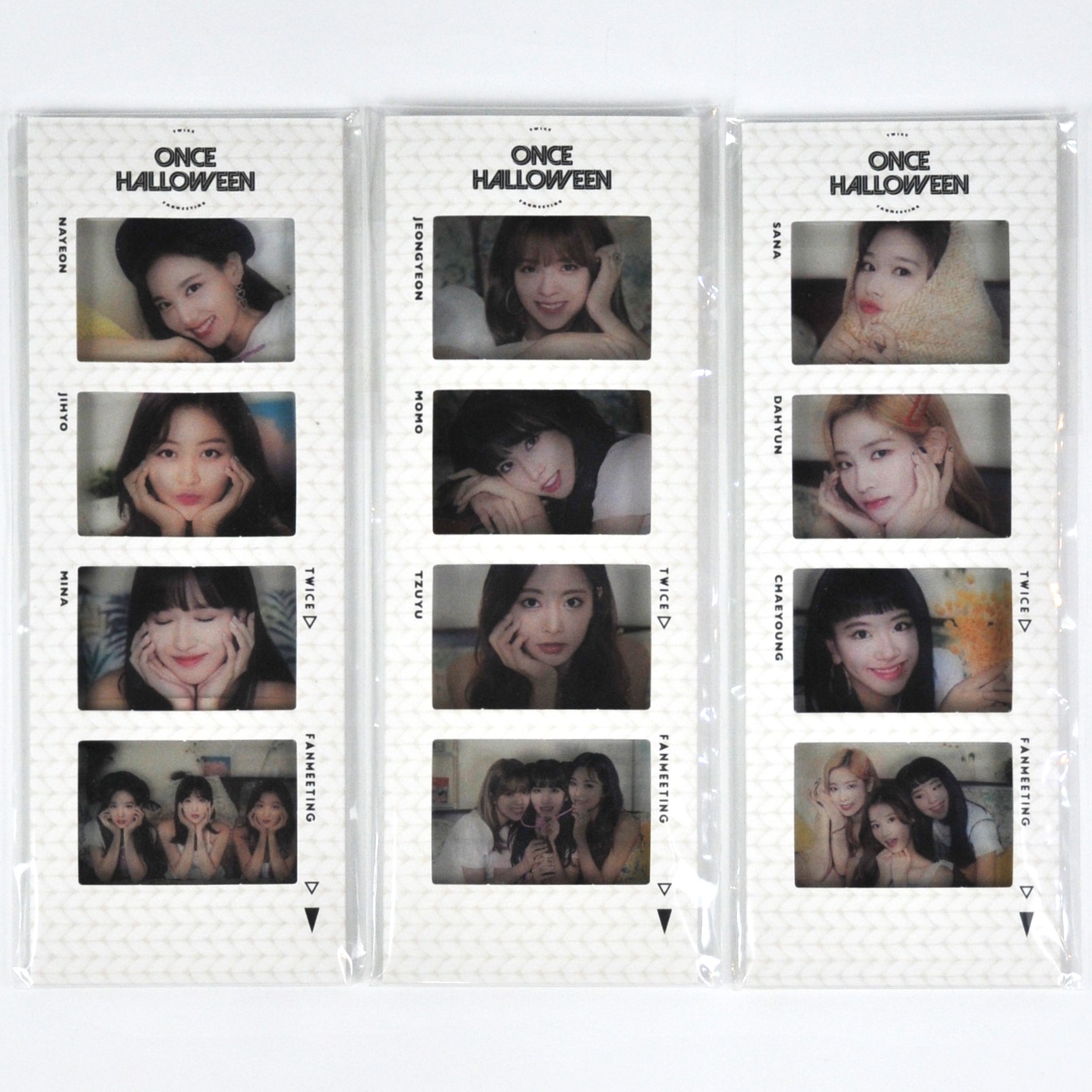 Twice Once Halloween 2018 PVC Film A B C Versions Set Official Goods K ...