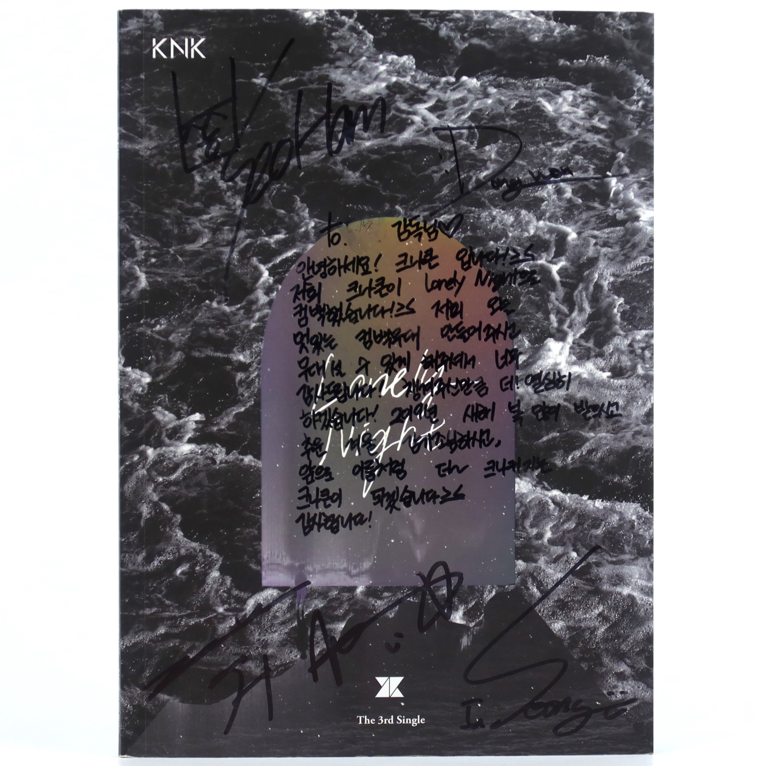 KNK - Lonely Night Signed Autographed Single Album Promo CD 2019 K-Pop ...