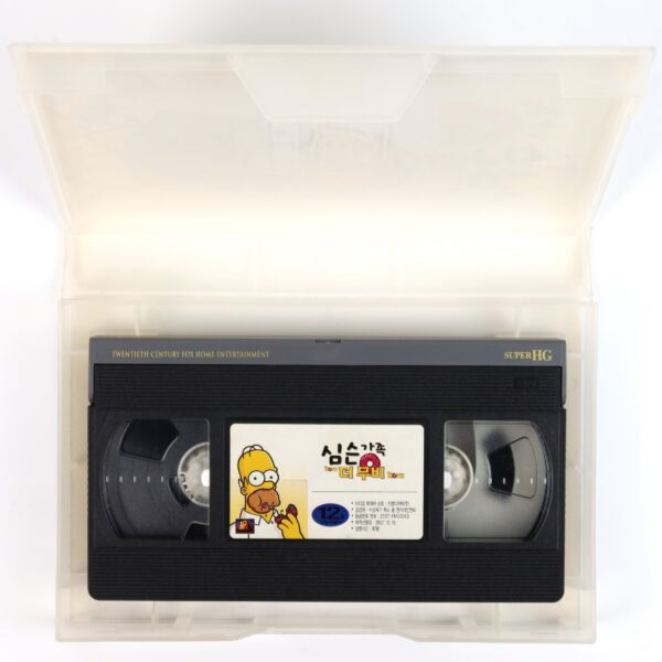 The Simpsons Movie (2007) Korean Late VHS Rental [NTSC] Korea Rare ...