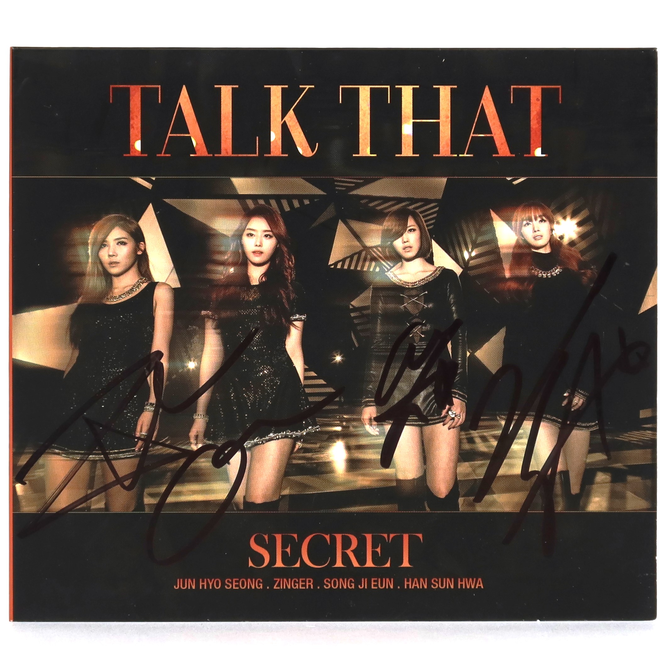 Secret - Talk That Signed Autographed CD Single Album 2012 K-Pop ...