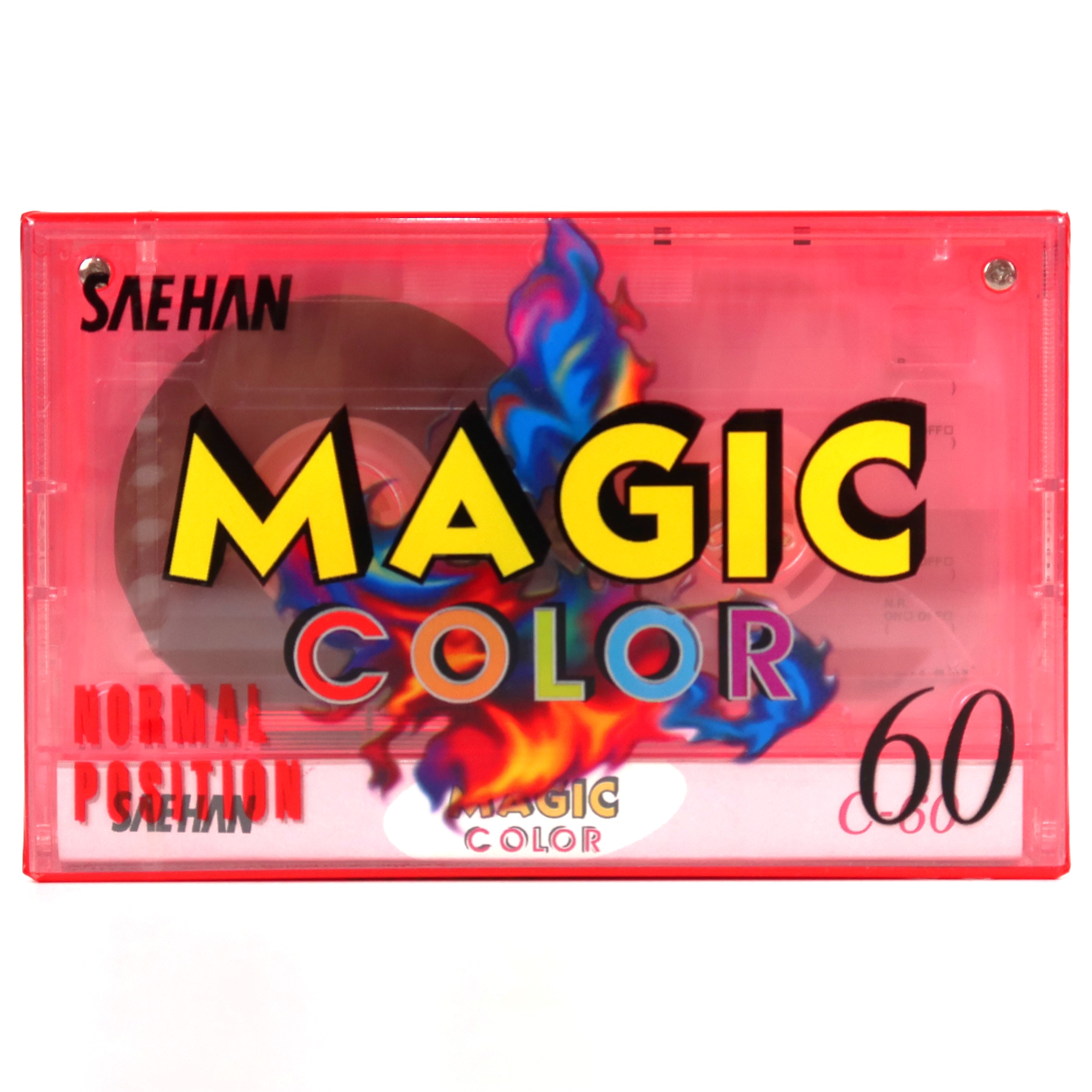 Saehan Magic Color 60 Blank Cassette Tape Sealed Type I Korea - Korea Disco