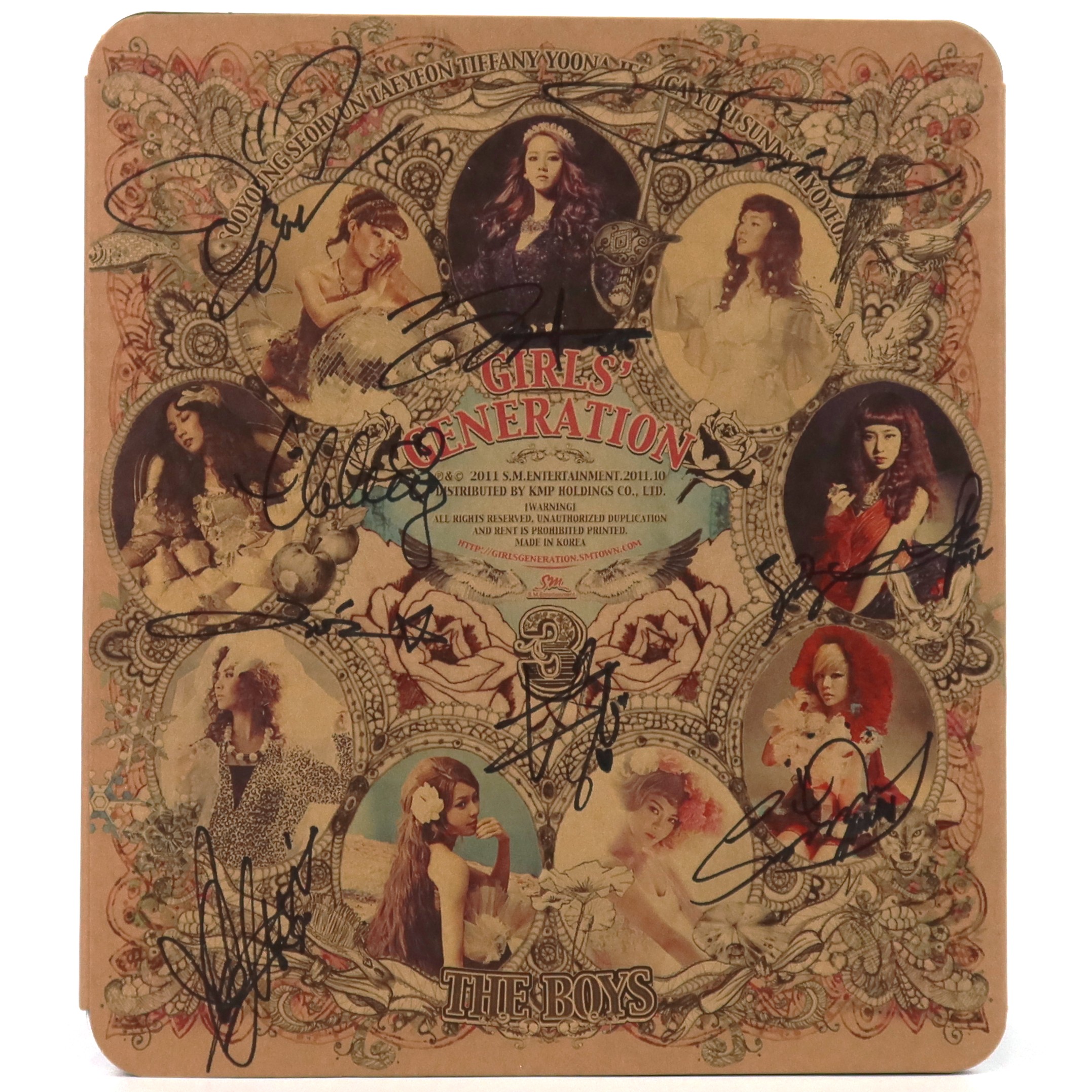 Girls’ Generation - The Boys Signed Autographed Album CD Promo K-Pop ...