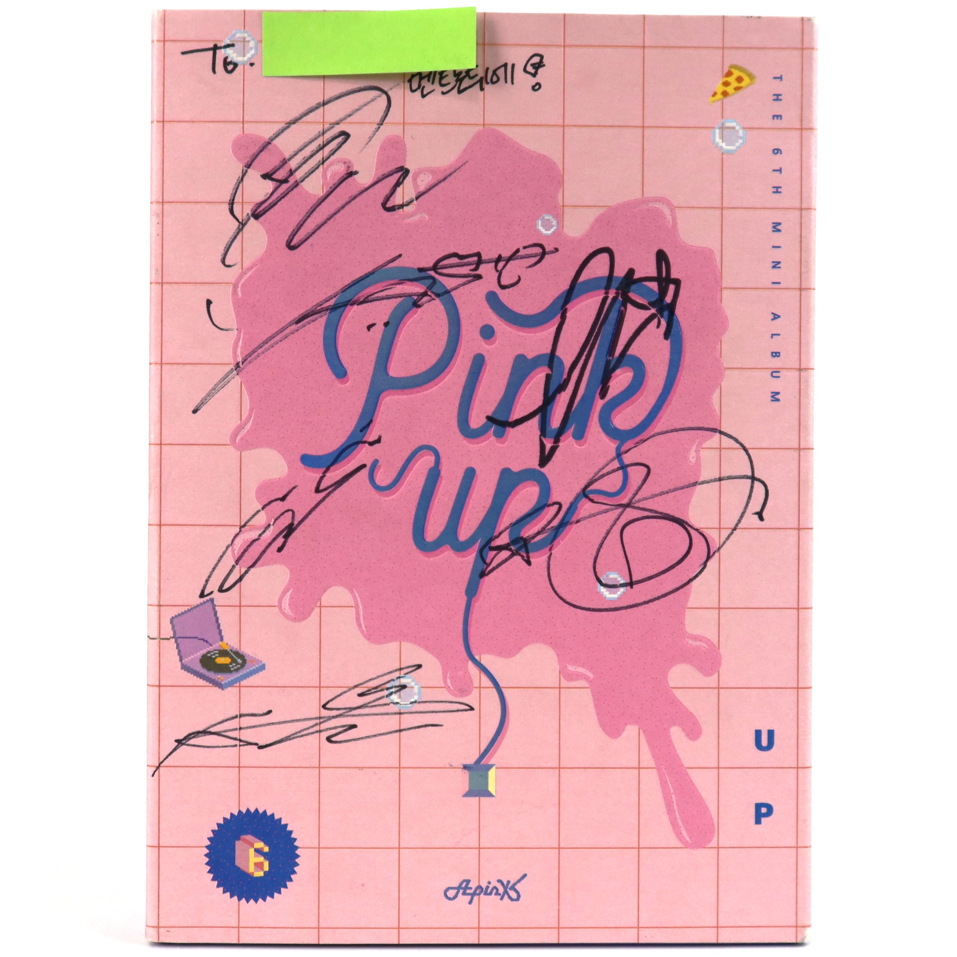 Apink - Pink Up 6th Mini Album Signed + Message CD Promo 2017 K-Pop ...