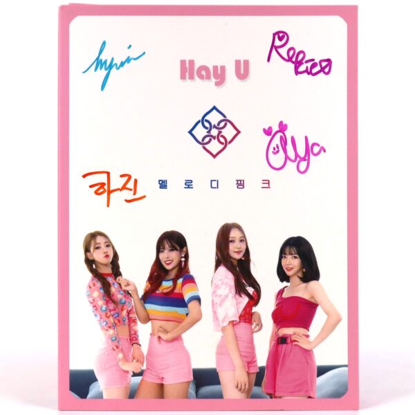 Melody Pink - Hey U Signed Autographed Promo Single Album 2019 K-Pop ...