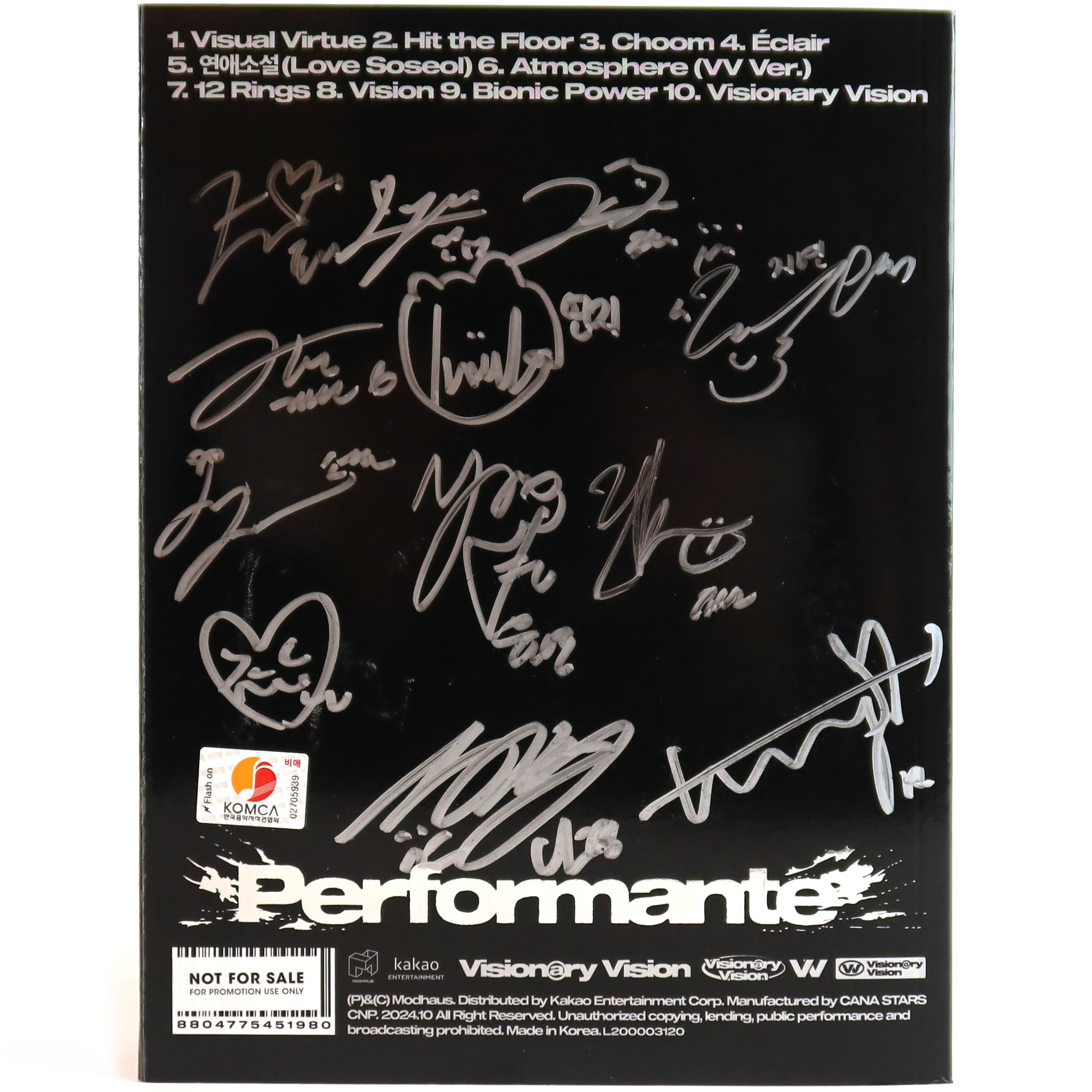 TripleS Visionary Vision - Performante [Ver. B] Signed CD Promo Album ...