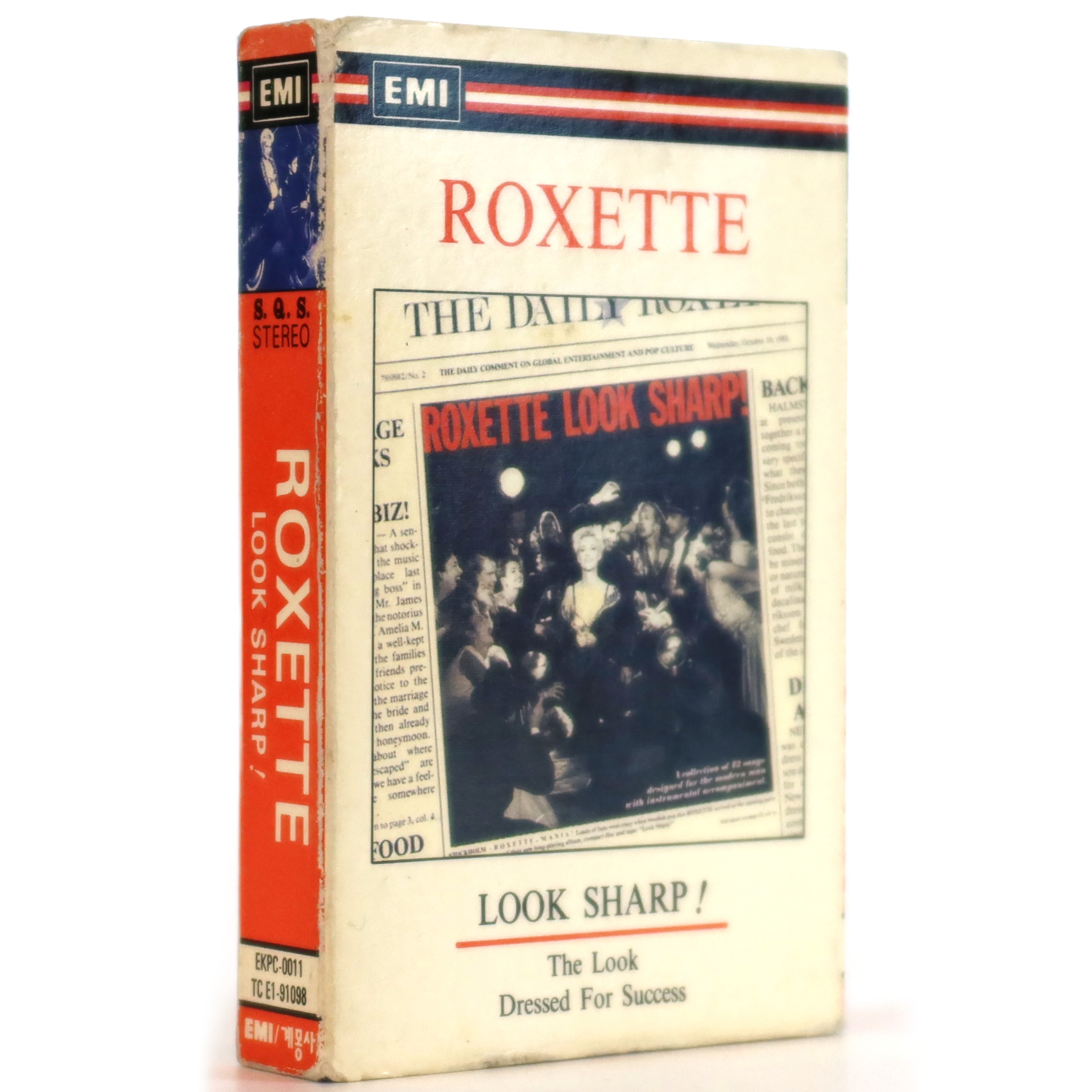 Roxette - Look Sharp! Korean Album Cassette Tape Korea - Korea Disco