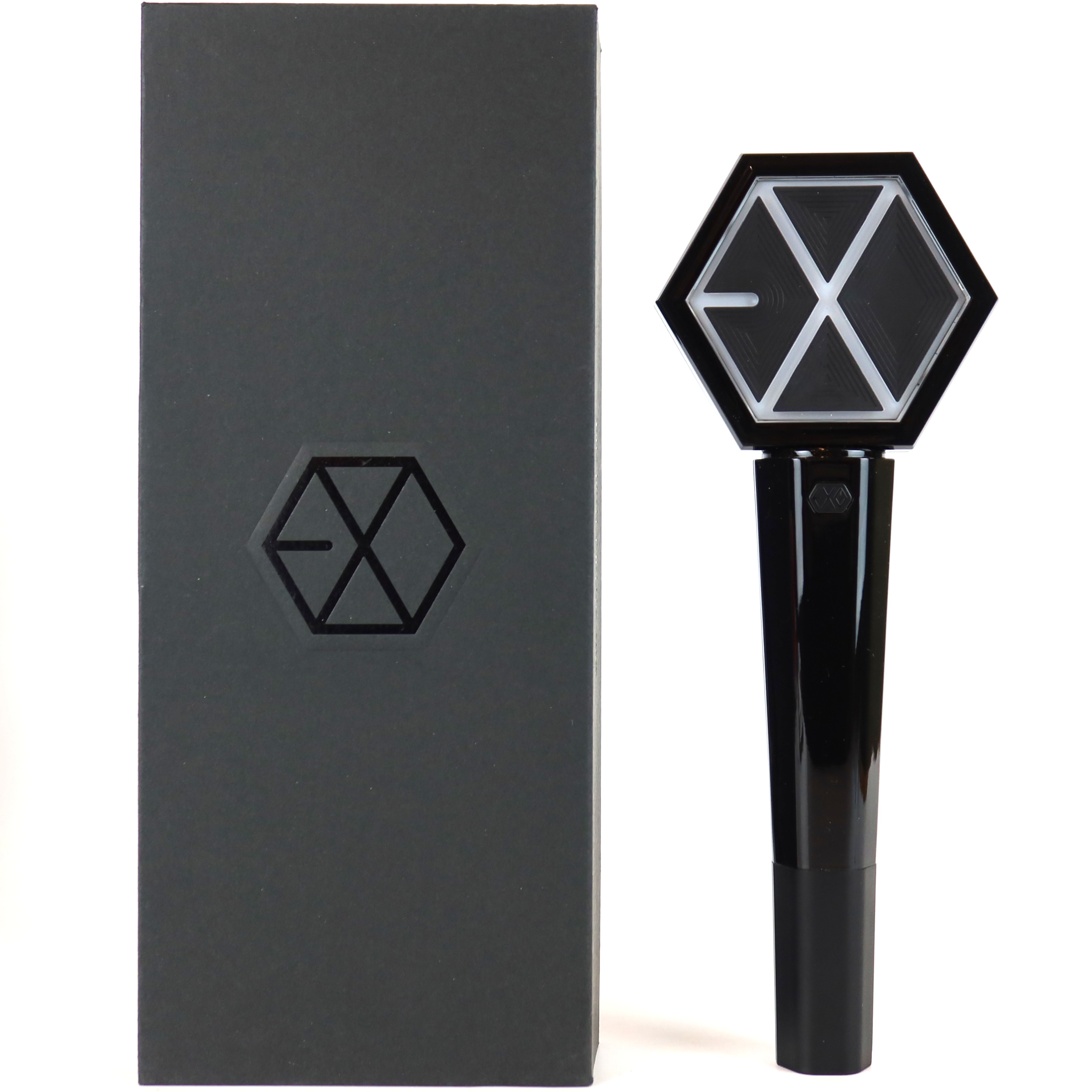 Exo Official Light Stick Ver. 1 Complete Set Black Lightstick - Korea Disco
